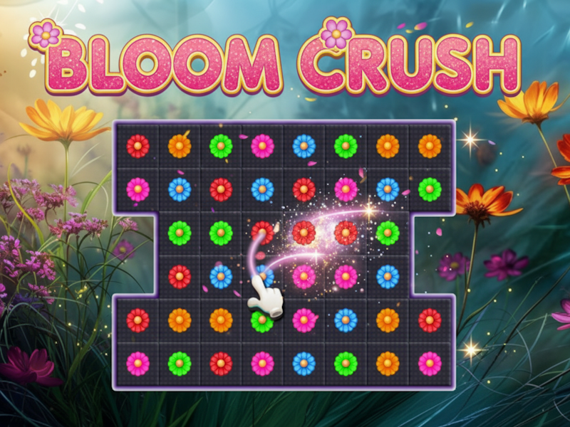 Bloom Crush 🕹️ Jouez en ligne sur Sgames