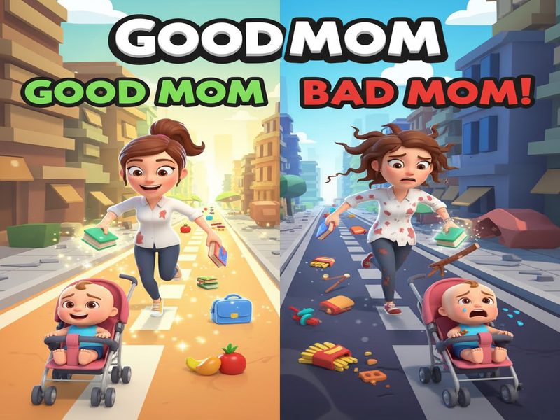 Good Mom Bad Mom 🕹️ Jouez en ligne sur Sgames
